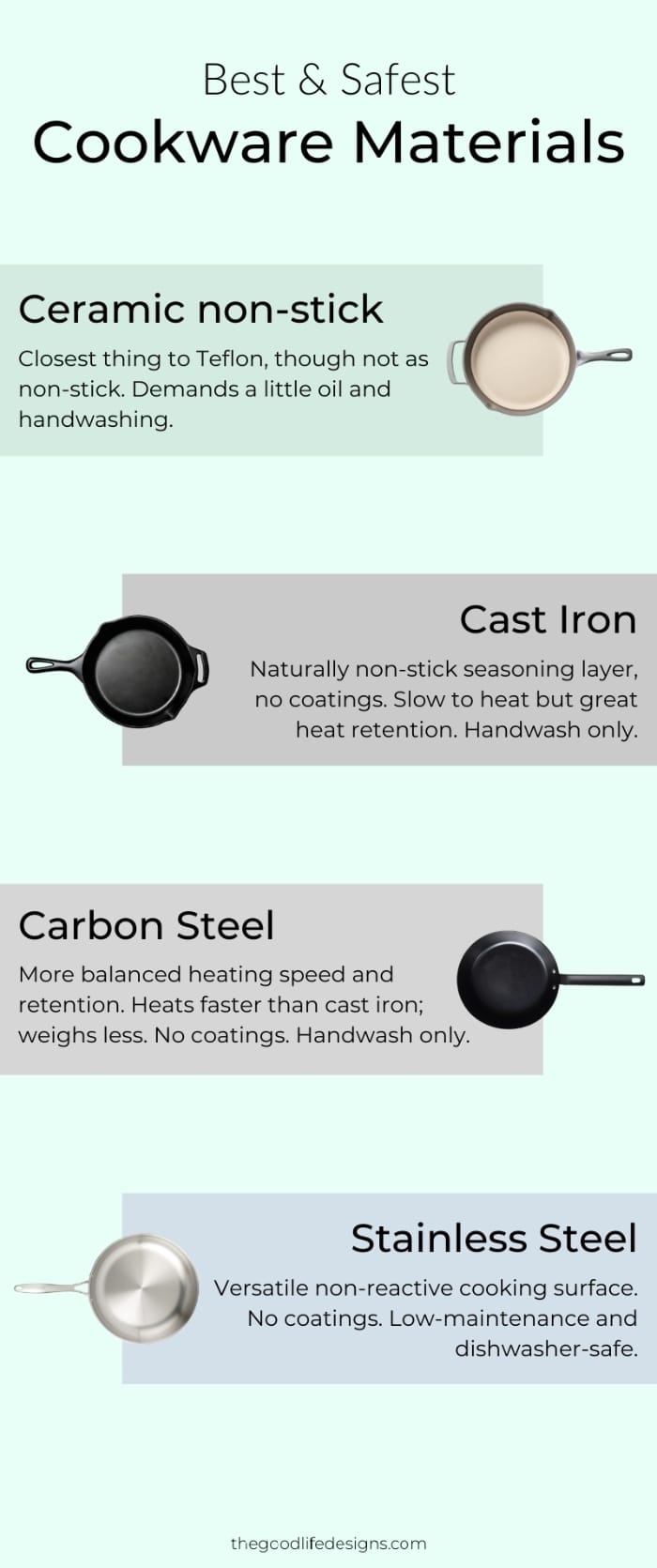 Top 9 Safe Non-Toxic Cookware Brands 2024: Tests & Reviews